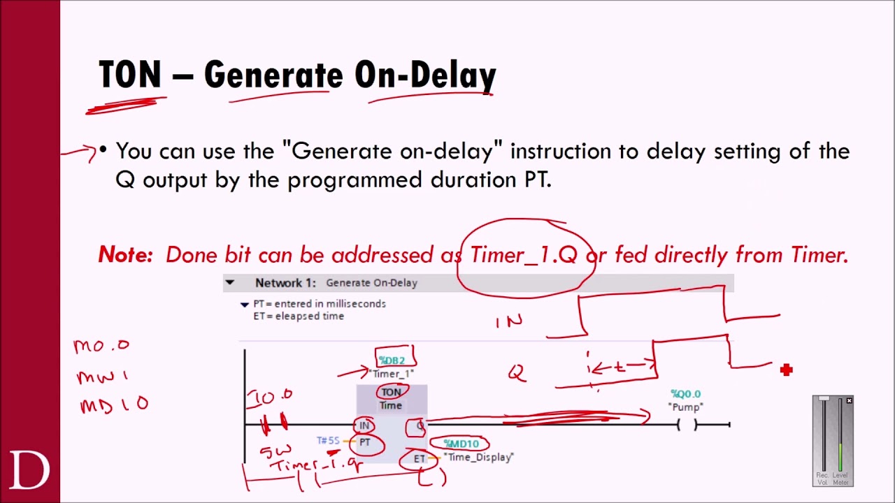 PLC101 - Siemens S7 1200 Timers & Counters - YouTube