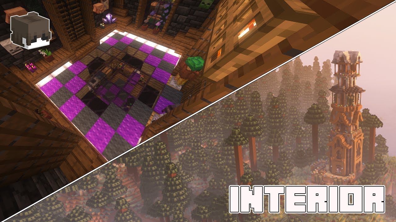 Minecraft: How to Build a Fancy Watchtower I Interior - YouTube