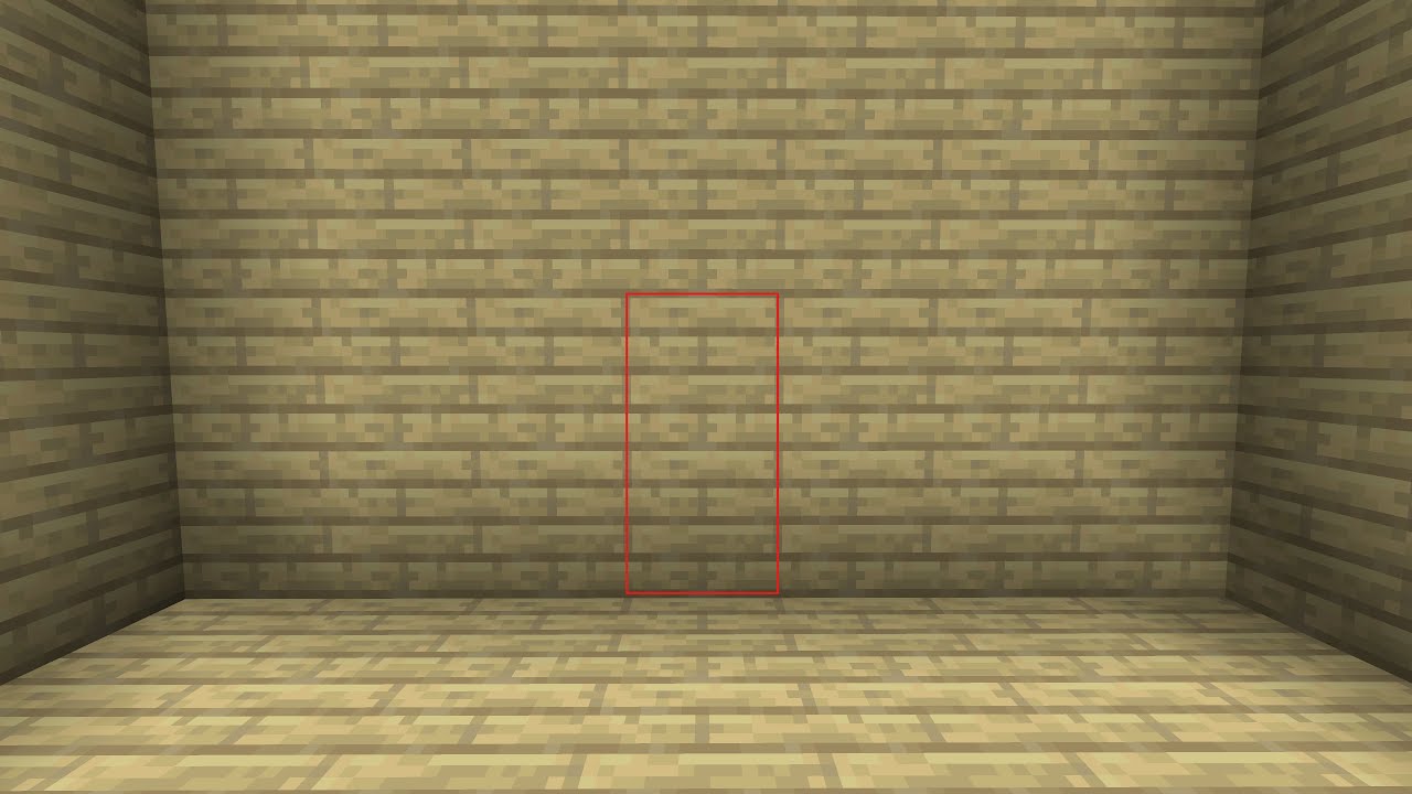 Minecraft: How to make a hidden 1x2 piston door - YouTube