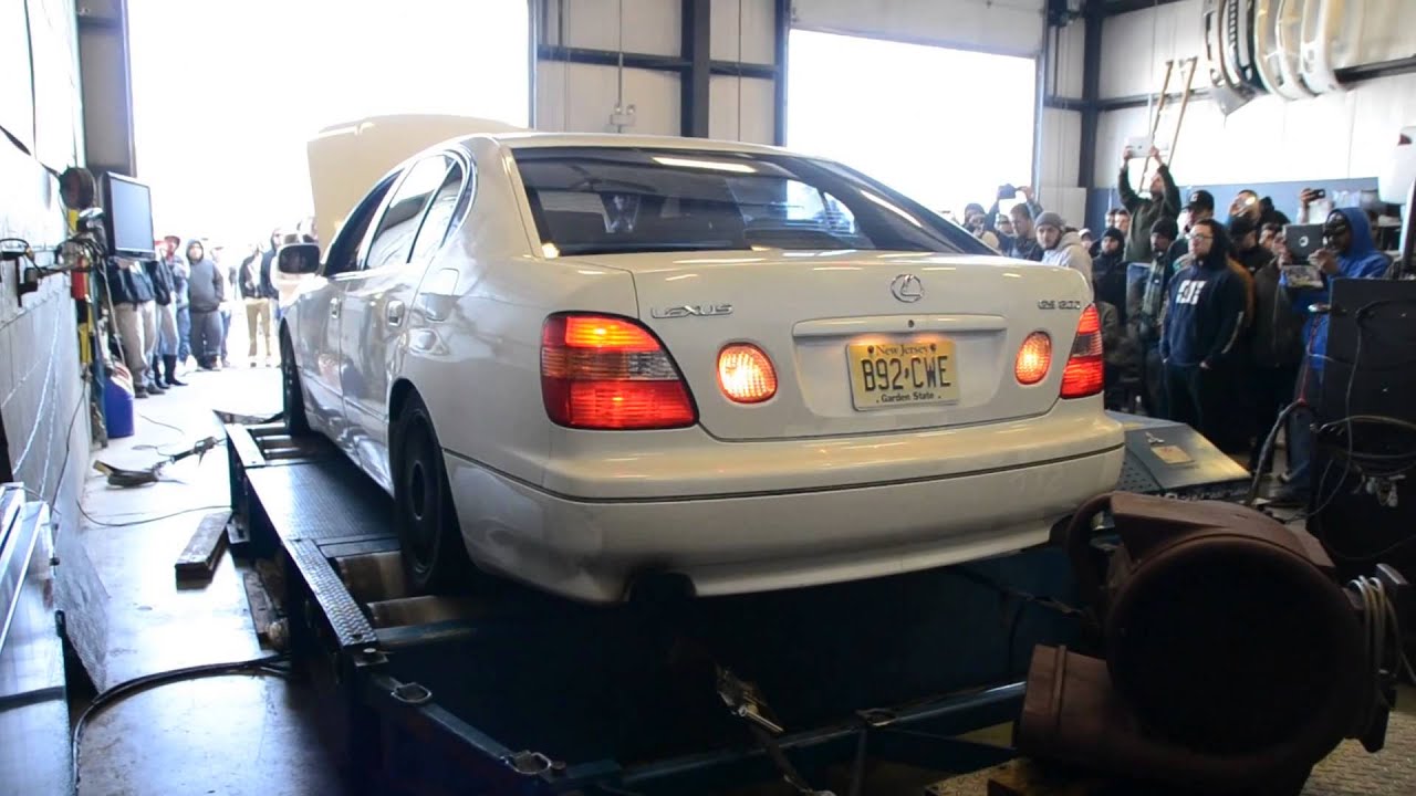 2JZ Lexus GS300 at Dynotech Tuning - YouTube