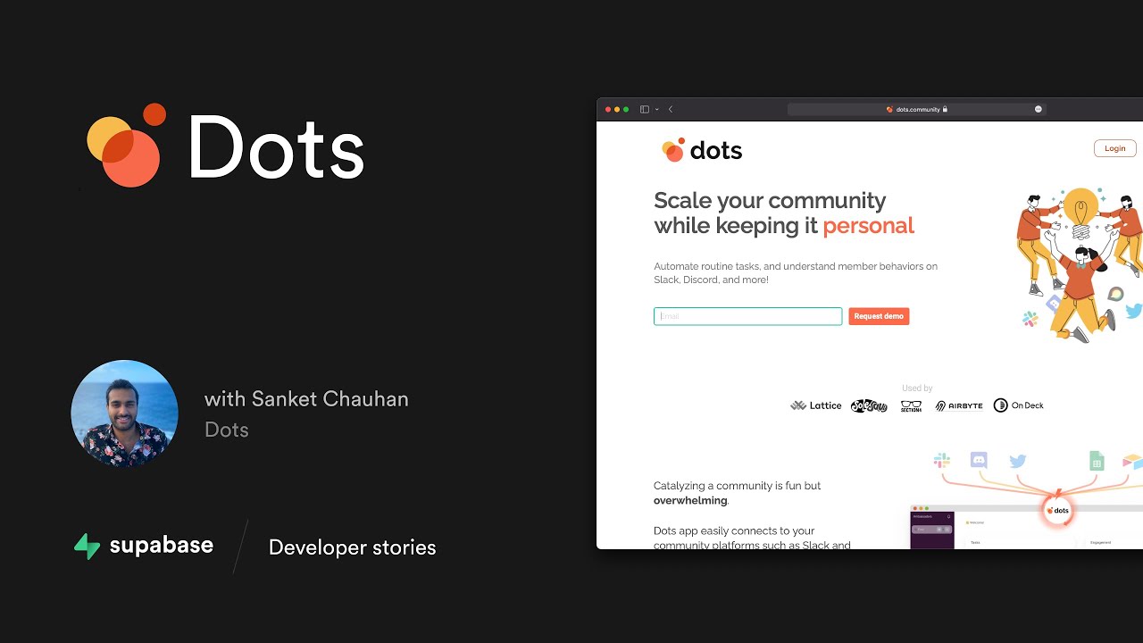 Supabase Developer Stories: Dots - YouTube