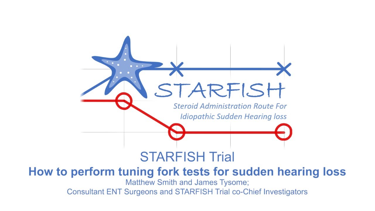 How to perform tuning fork tests for sudden hearing loss - YouTube