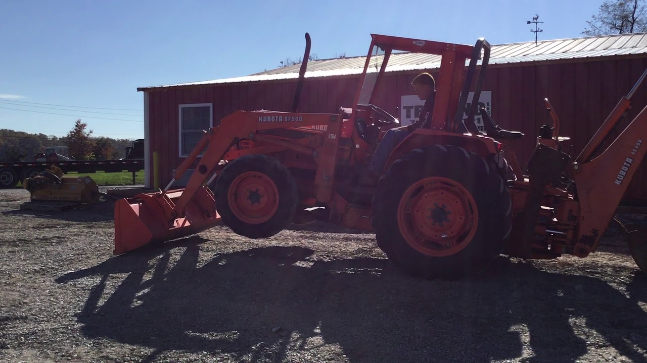 Kubota L4150 Tractor Loader Backhoe! - YouTube