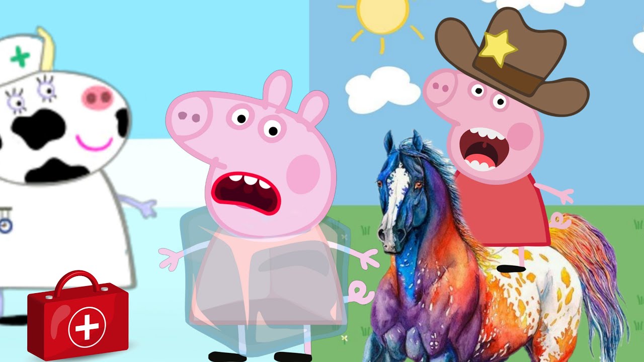 Uma Aventura congelante com a Peppa Pig e Peppa Pig Cowgirl - YouTube