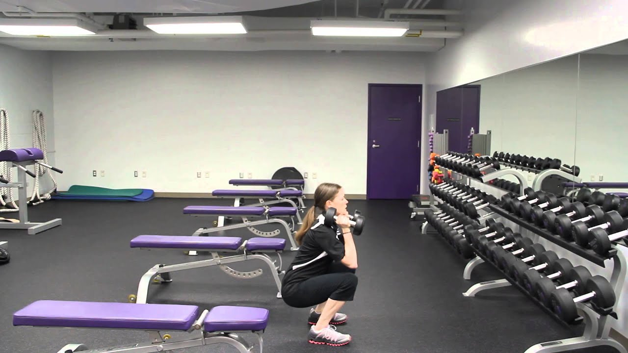DB Squat and Press - YouTube