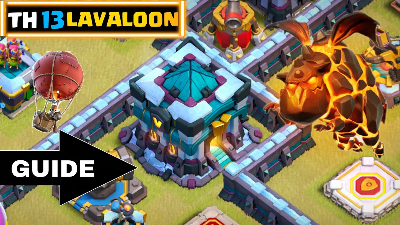 Th13 Lavaloon Strategy in Clashofclans!! Strongest Army!! - YouTube