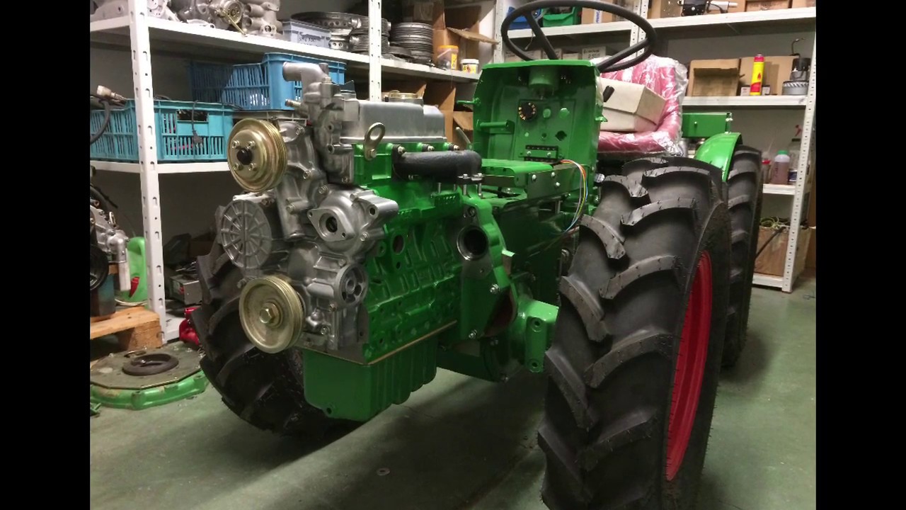 Restoration HOLDER AM2 + KUBOTA D1105 engine instalation Part3 - YouTube