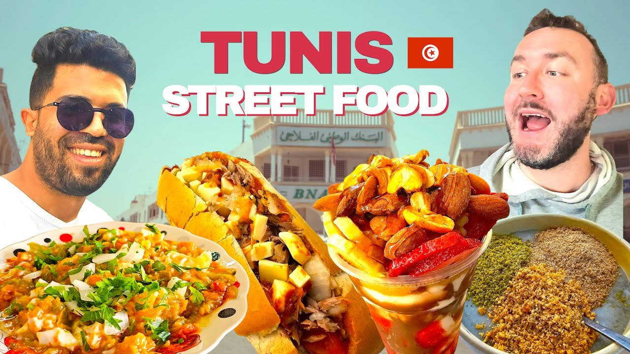 TUNISIAN STREET FOOD TOUR - Most Iconic Breakfast + BEST SANDWICH In ...