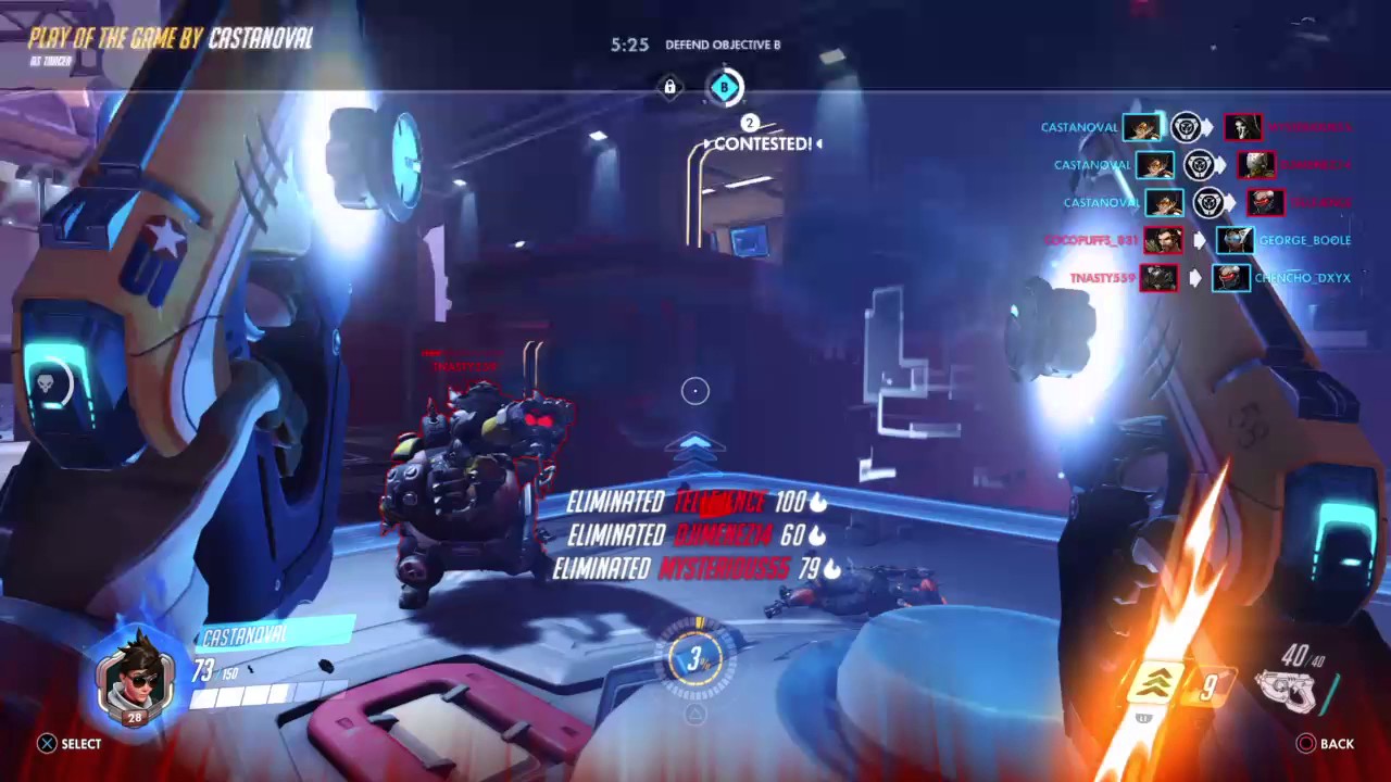 Team Kill Overwatch - Castanoval with Tracer. - YouTube