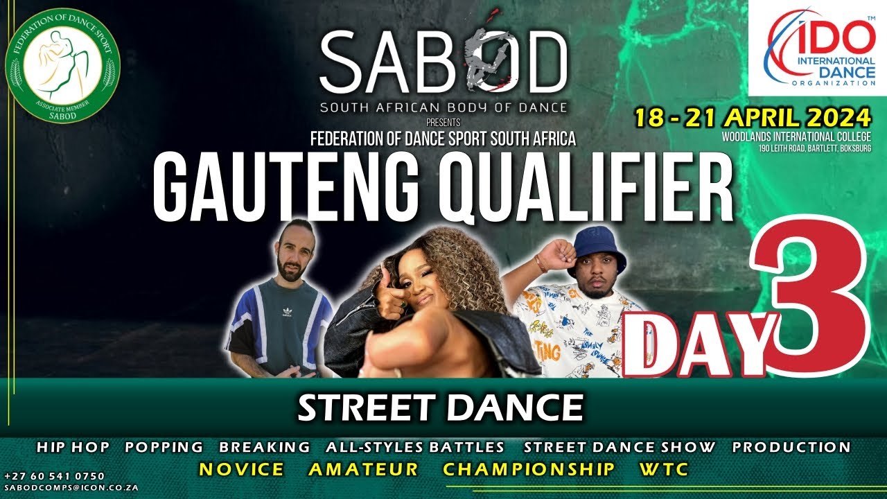SABOD presents Federation of Dance Sport Champions League Provincial ...