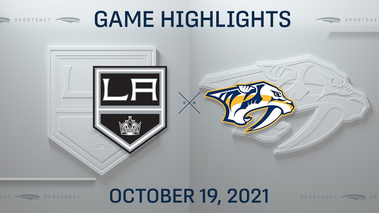 NHL Highlights | Kings vs. Predators - Oct. 19, 2021 - YouTube