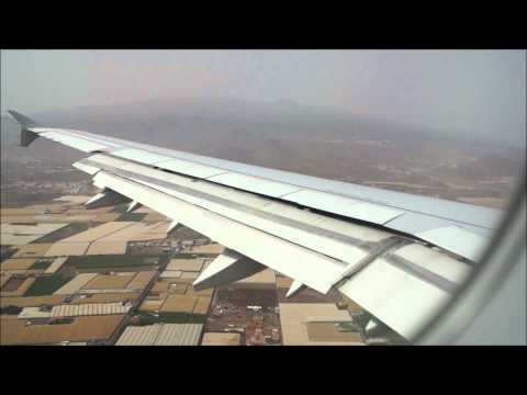 Windiger Anflug und sanfte Landung in Teneriffa