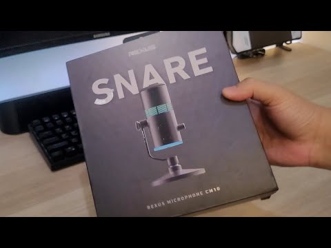 UNBOXING MICROPHONE REXUS SNARE CM10