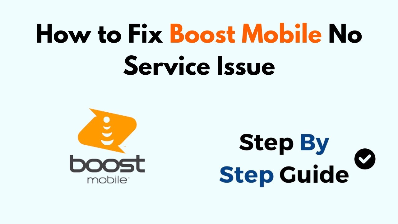 How to Fix Boost Mobile No Service Issue - YouTube