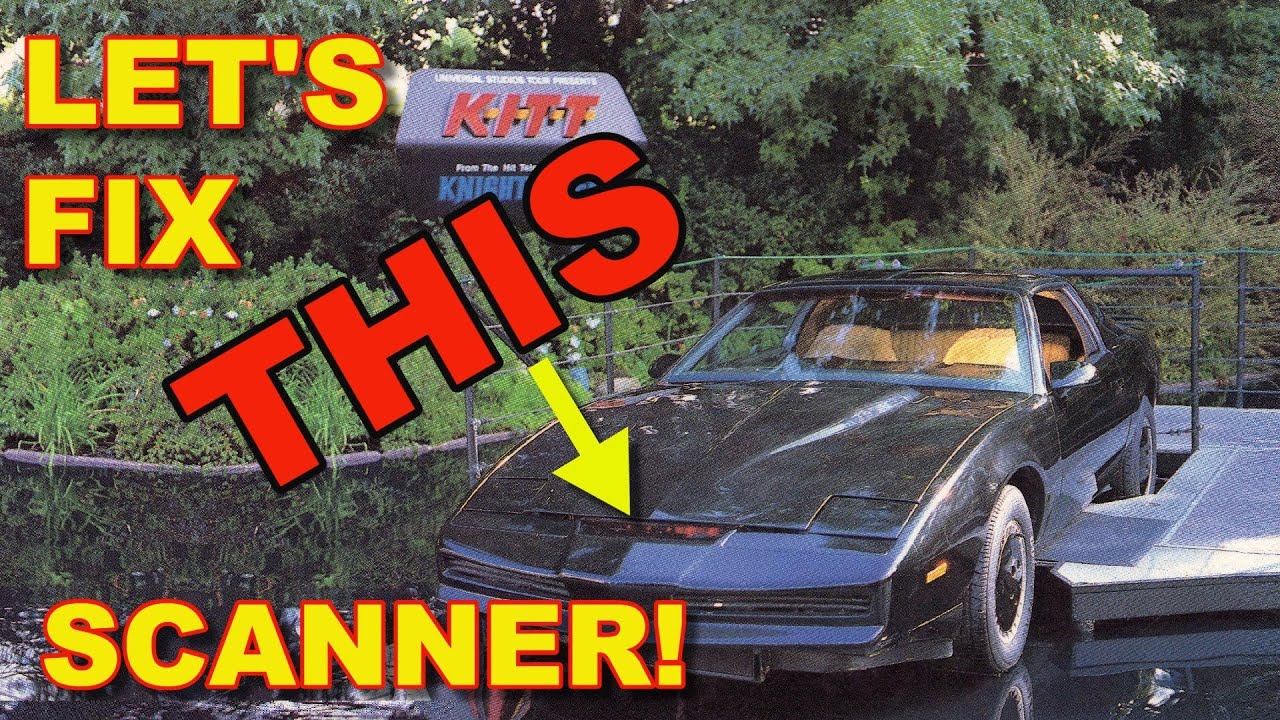 Repairing the Universal Studios Knight Rider KITT Display Car Scanner ...