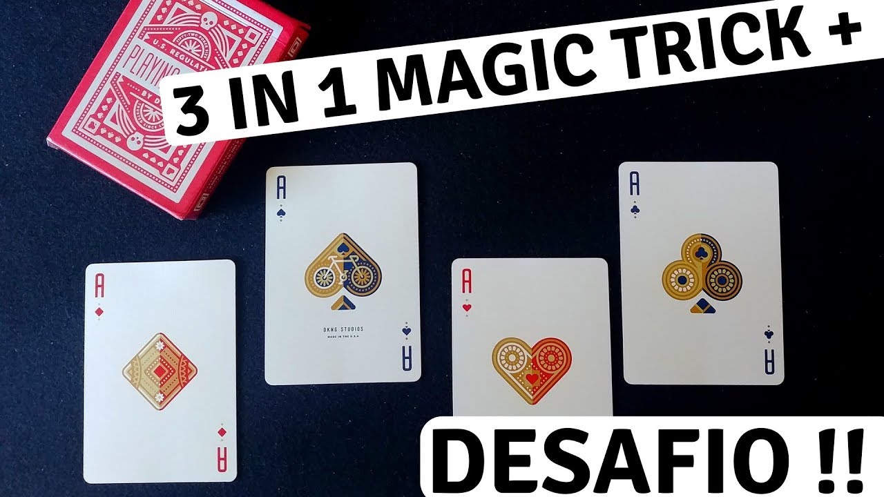 Um truque, três efeitos, um desafio ! triple fantasy magic trick - YouTube