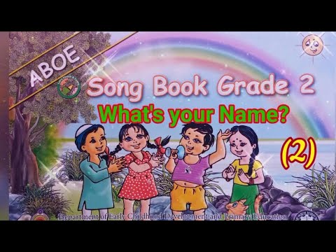 Grade. 2 English Songs (2) What's Your Name? #grade2 #grade1 - YouTube