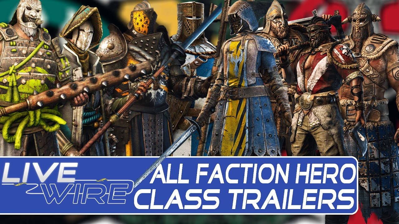 For Honor All Faction Classes Trailers – Knight, Viking, Samurai ...