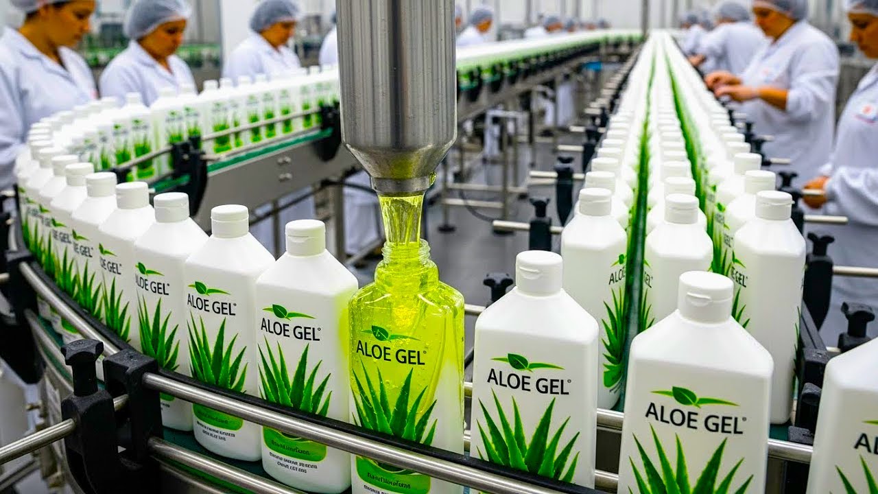 Inside the World’s Largest Aloe Vera Processing Plant: Full Aloe Gel ...