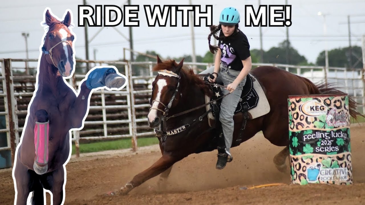 RIDE MY CRAZY BARREL HORSES WITH ME! REHAB AND CONDITIONING! - YouTube