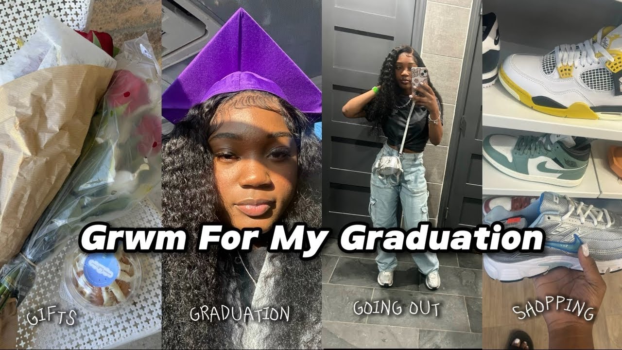 GRADUATION GRWM (the day i been waiting for) gifts , graduation ...