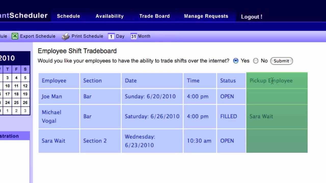Demo_Managing Trade Shift Board - YouTube