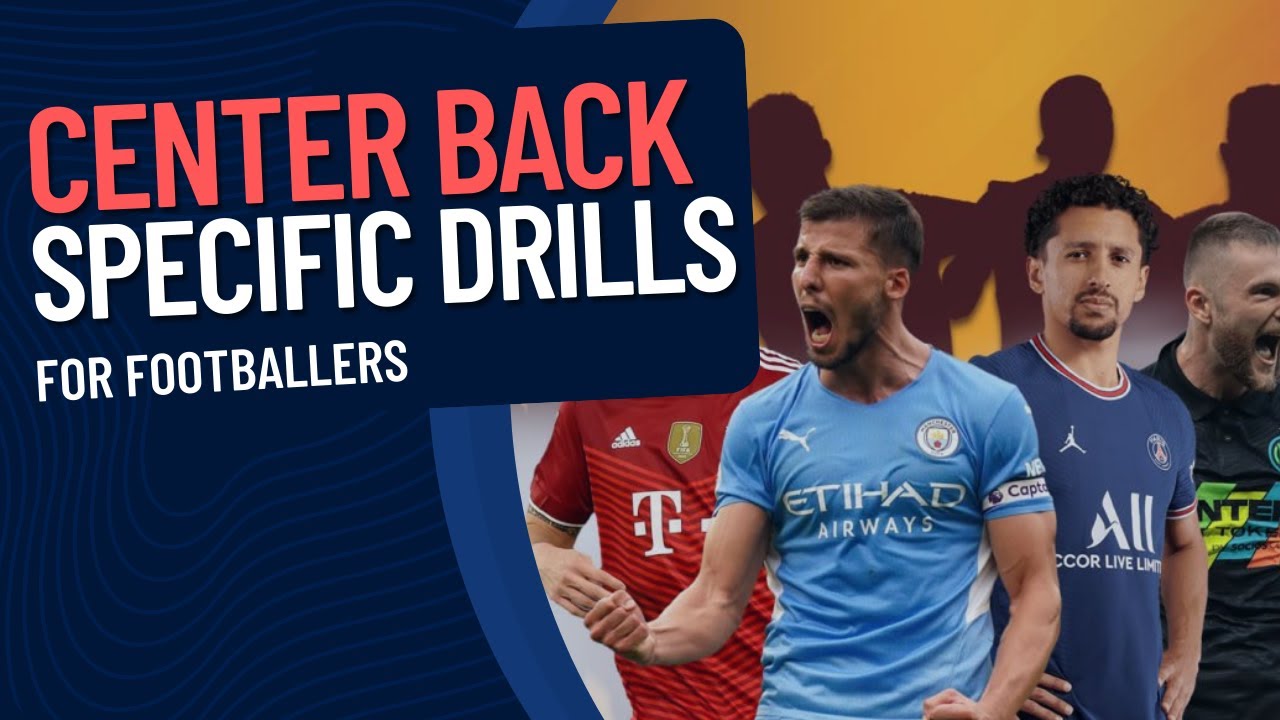 CENTER BACK SPECIFIC DRILLS - For Footballers - YouTube