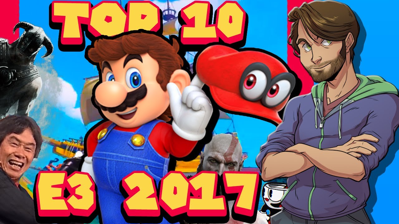 My Top 10 of E3 2017 - SpaceHamster - YouTube
