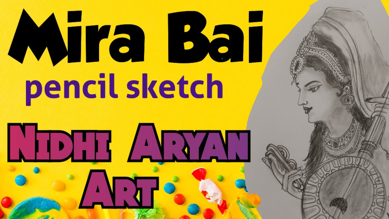 Mira Bai, pencil sketch tutorial, Art 🎨🎭#viral #pencil #drawing #art # ...