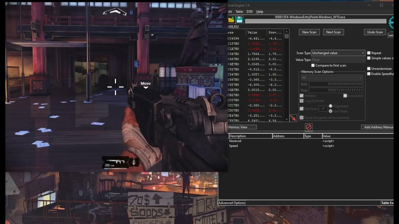 MC5 SpeedHack / Accuracy / NoRecoil Cheat Engine Tutorial - YouTube