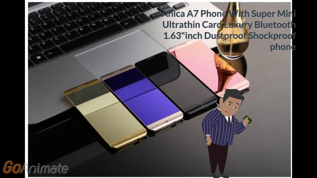 Anica A7 1.63-дюймовый ультратонкий телефон с aliexpress смартфон - YouTube