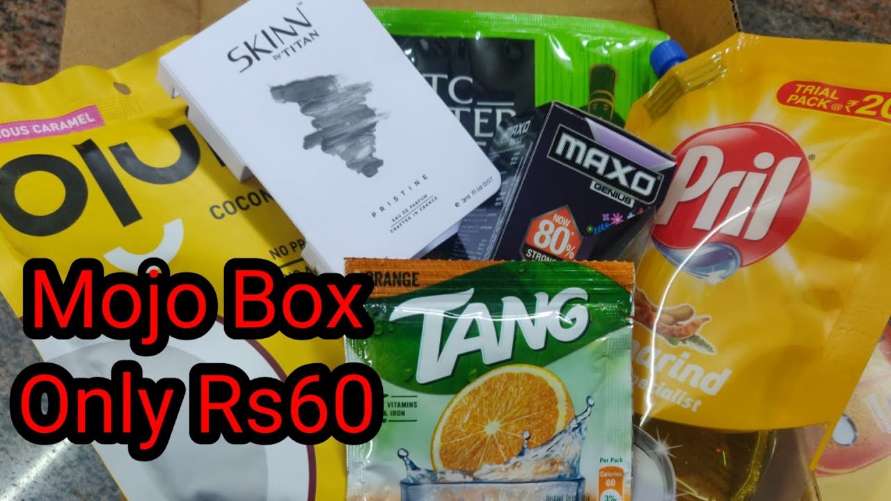 Mojo Box unboxing. Get free products. Only Rs60. How to order mojo box ...
