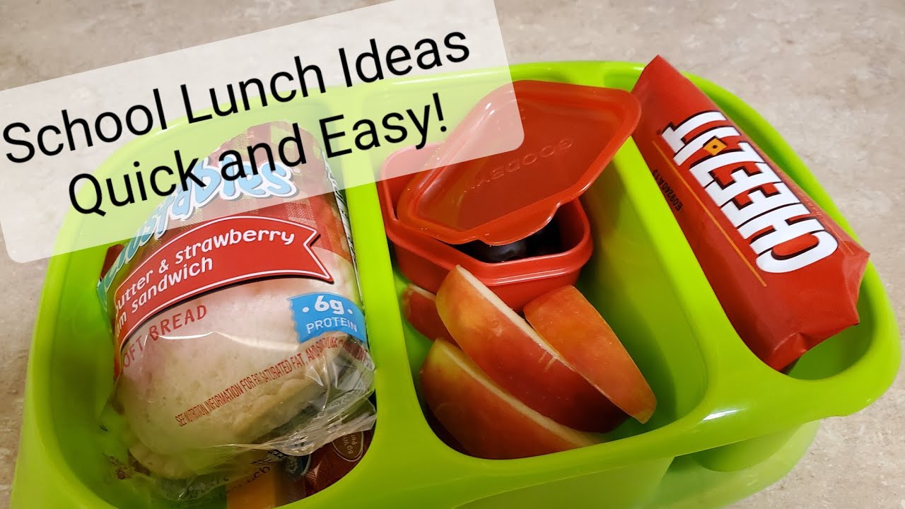 School Lunch Ideas Real Lunch Ideas Fun Lunches What He Ate - YouTube