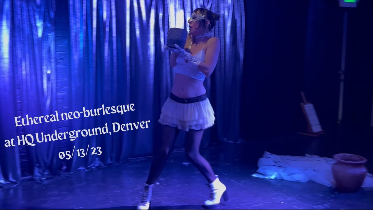 Frenchy Mymy burlesque at HQ Underground, Denver - YouTube