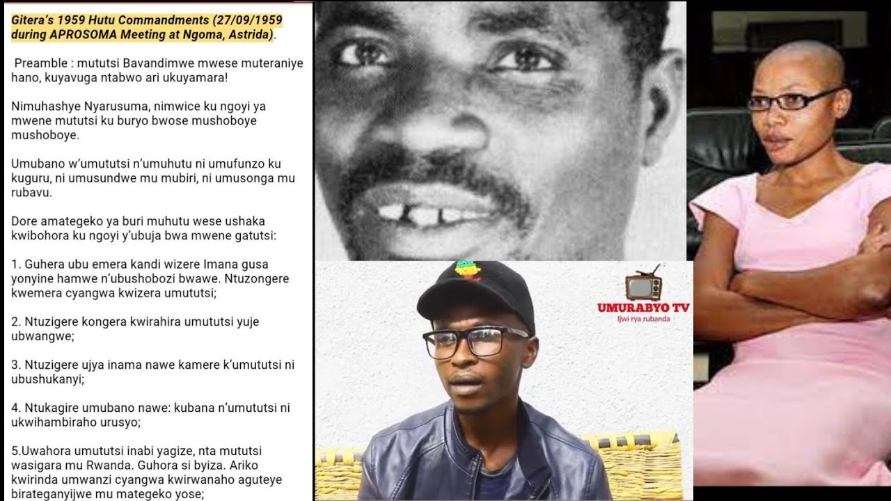 Bakoze Ibara! Muri 1959 ngo nta Mututsi wirukanywe mu Rwanda ...