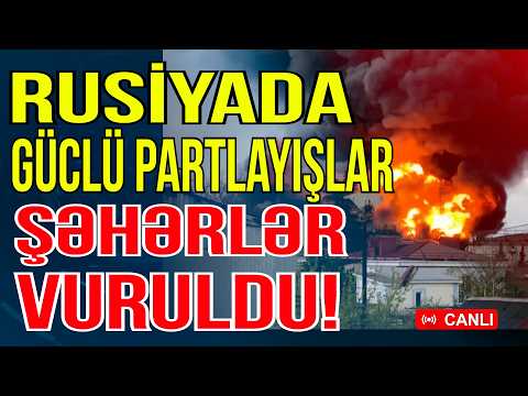 Rusiyada güclü partlayışlar - Bu şəhərlərə kütləvi HÜCUM BAŞLADI! - Gündəm Masada - Media Turk TV