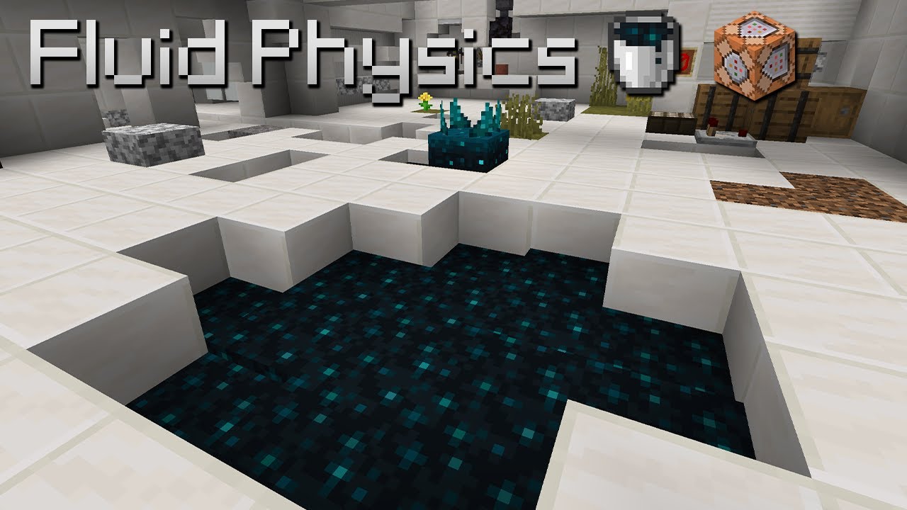 Minecraft - Sculk Sludge (Fluid Physics Datapack) - YouTube