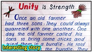 Unity Is Strength Story With Pictures