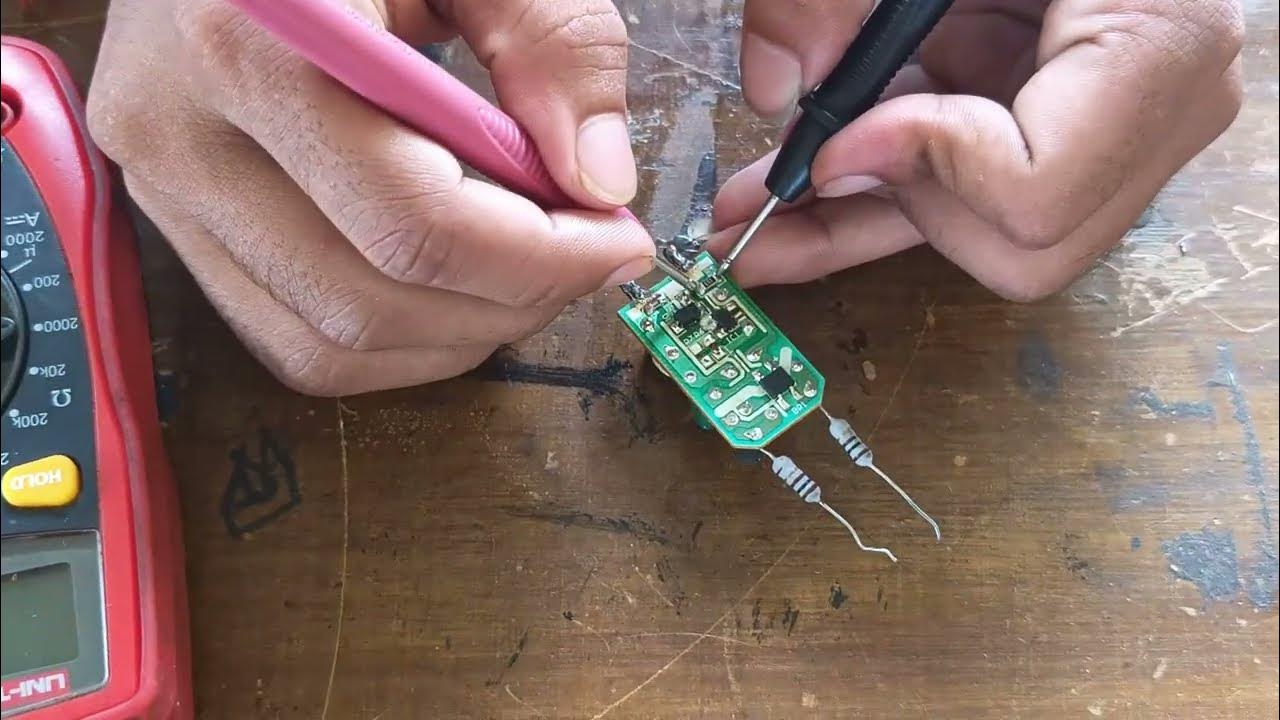 EM PRACTICAL CLASS ELECTRONICS COMPONENTS TESTING BY USING MULTIMETER ...