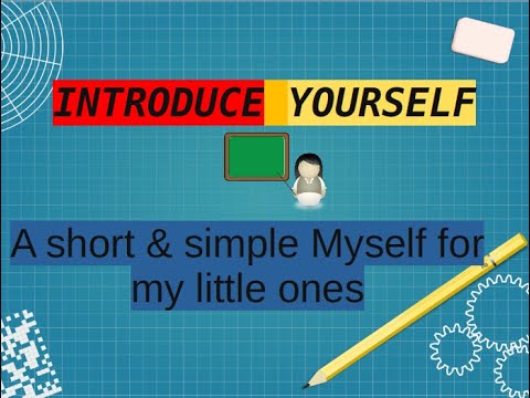 MYSELF FOR KIDS || INTRODUCE YOURSELF || SIMPLE || SHORT || CREATIVE ...
