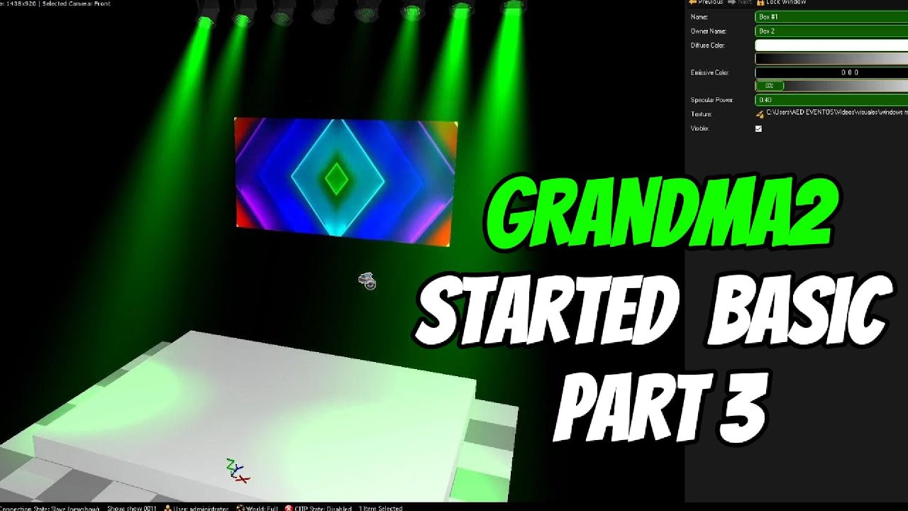 GRANDMA2 STARTED BASIC PART 3 - YouTube
