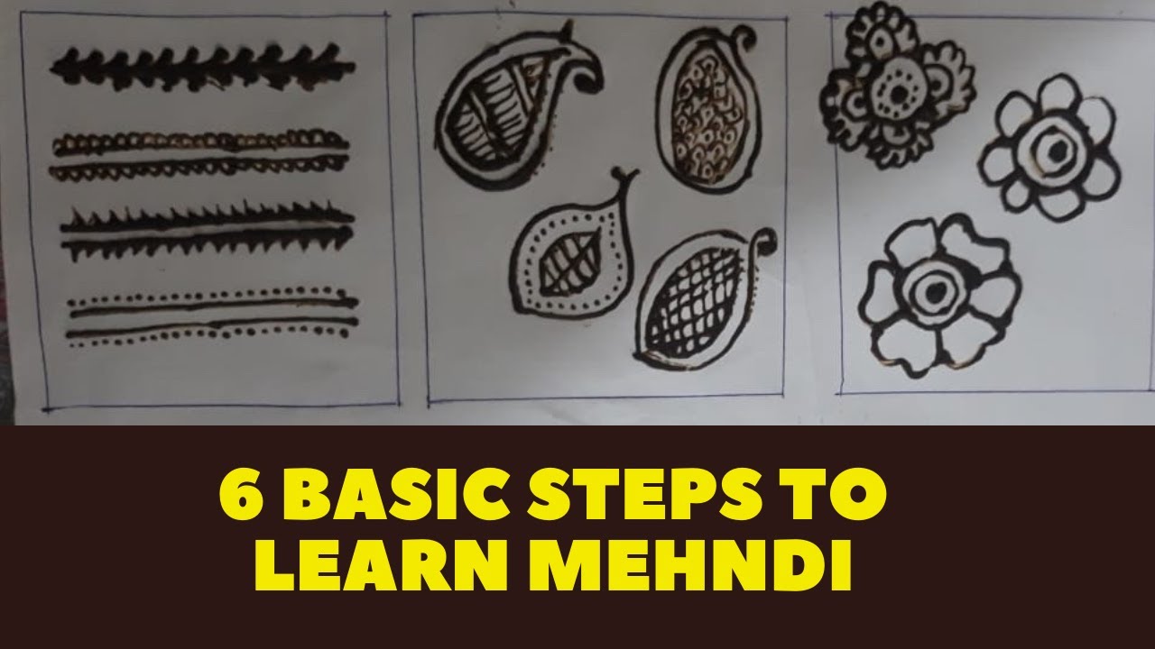 6 ways to learn Mehndi Henna Designs - Easy Mehndi designs - Mehndi ...