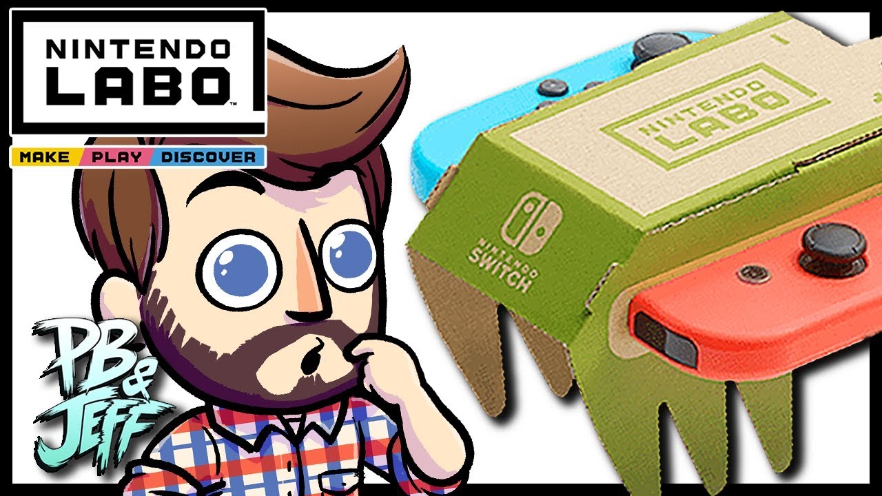 Nintendo Labo | RC Car RACE! "Gameplay" (Part 2) - PB&Jeff - YouTube