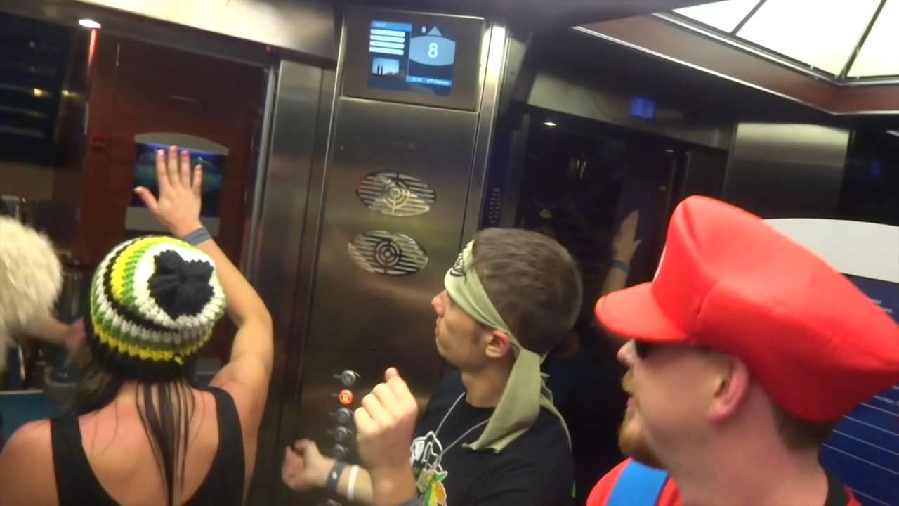311 Cruise 2015 Elevator Party - YouTube