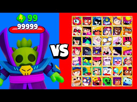 Boss Spike VS All Brawlers | Brawl Stars Battle