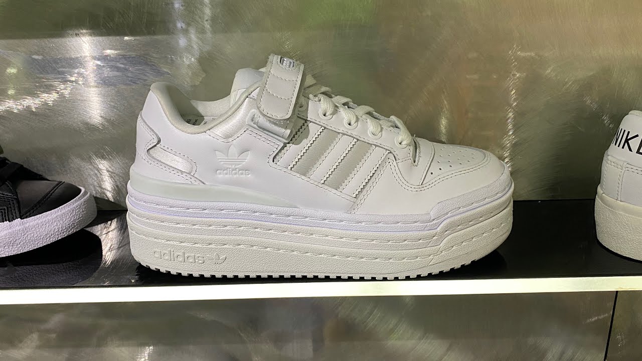 Adidas Triple Platform Forum Low (Footwear White/Footwear White/Crystal ...