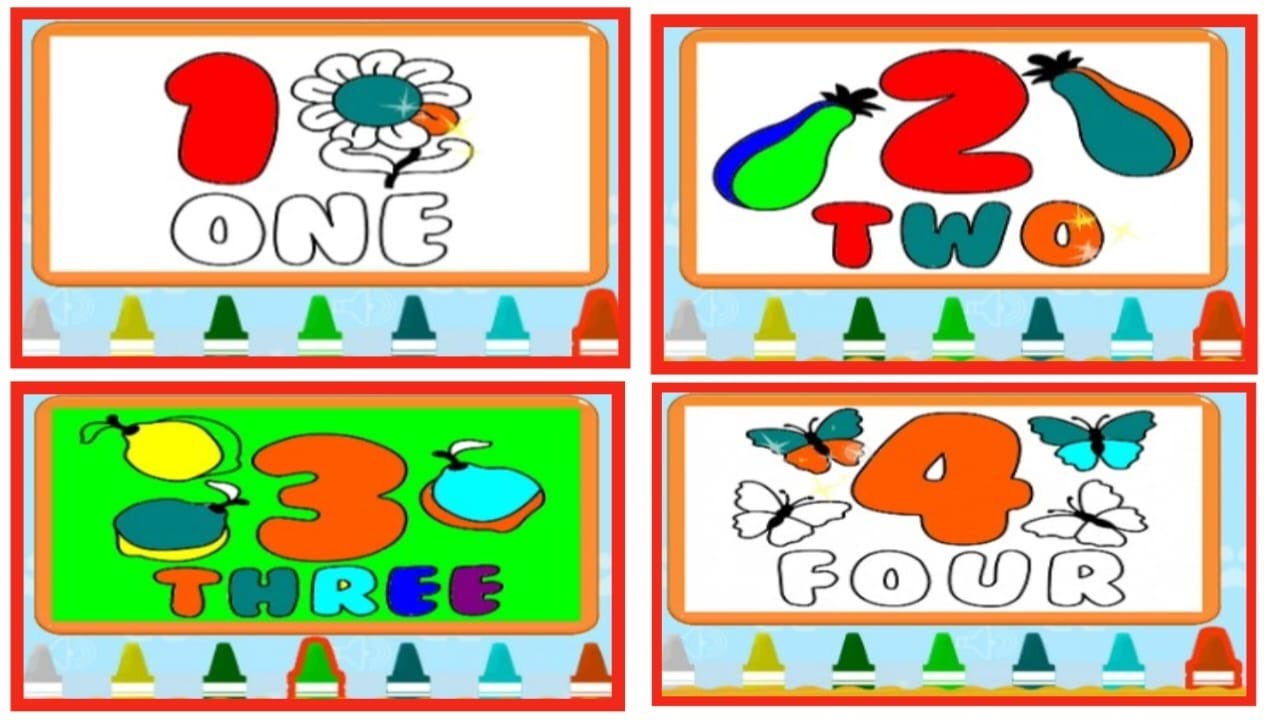 Learn To Count Numbers | 123 Counting | 1234 Number | Preschool ...