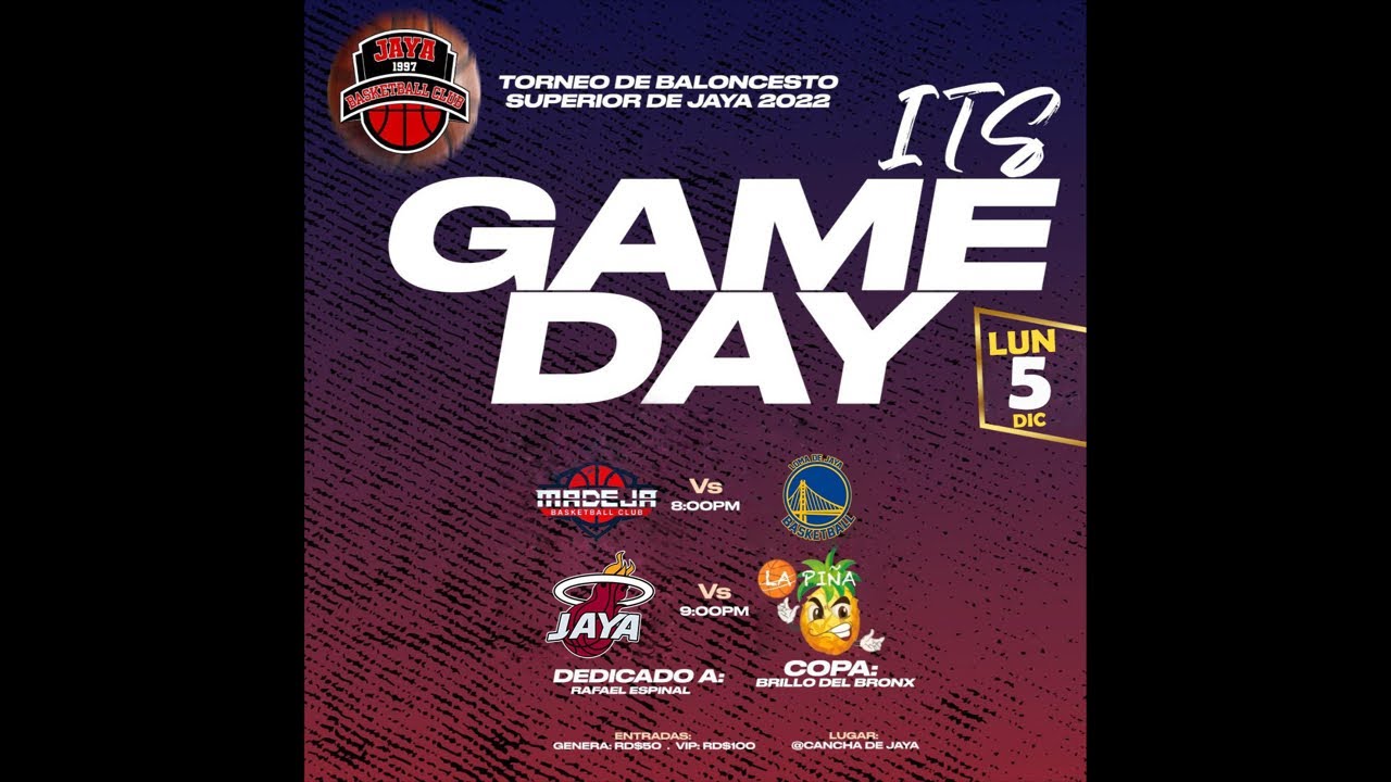 Torneo Superior de Jaya 2022 Semifinal Jaya vs La Piña 5/12/22 - YouTube
