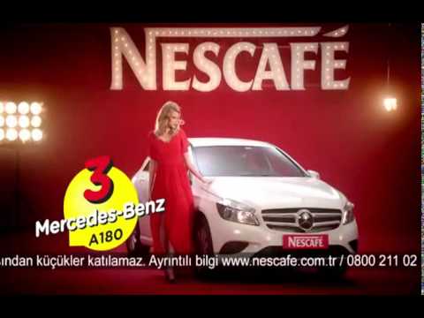 Nescafe 31 Arada Mercedes çekilişi Reklamı