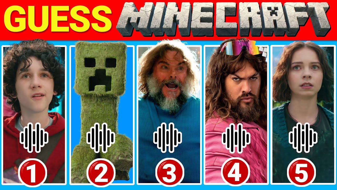 Guess Minecraft Movie Characters by Their Voice & Emojis ~ Minecraft ...